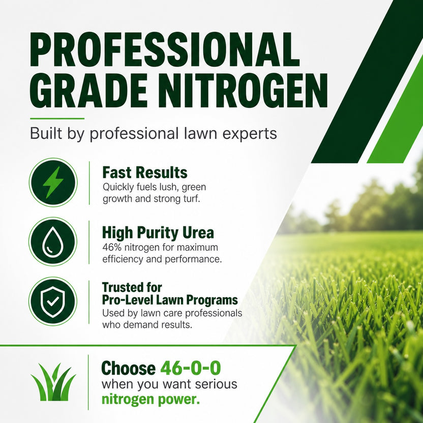 46-0-0 Urea Nitrogen Fertilizer - Fast-Acting Lawn & Garden Nitrogen