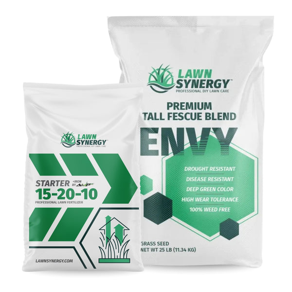 Envy Grass Seed Overseeding Bundle – Weed-Free Tall Fescue & Starter ...