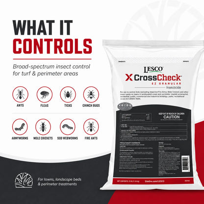 LESCO Crosscheck EZ Granular Insecticide - Lawn Pest Control for Ants ...