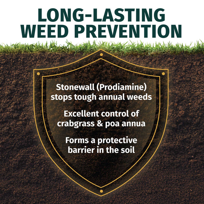 LESCO 14-0-7 Stonewall Pre-Emergent Fertilizer - Crabgrass Weed Preventer