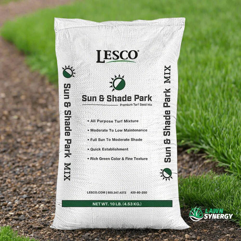 Lesco Sun & Shade Park Grass Seed | Lawn Synergy