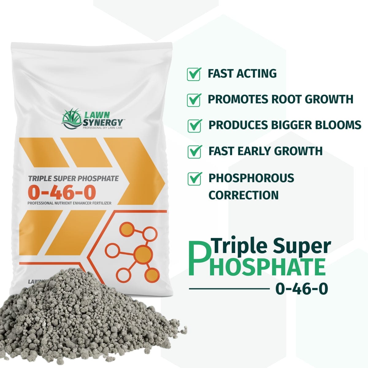 Triple Super Phosphate 0-46-0 Fertilizer - High Phosphorus Fertilizer