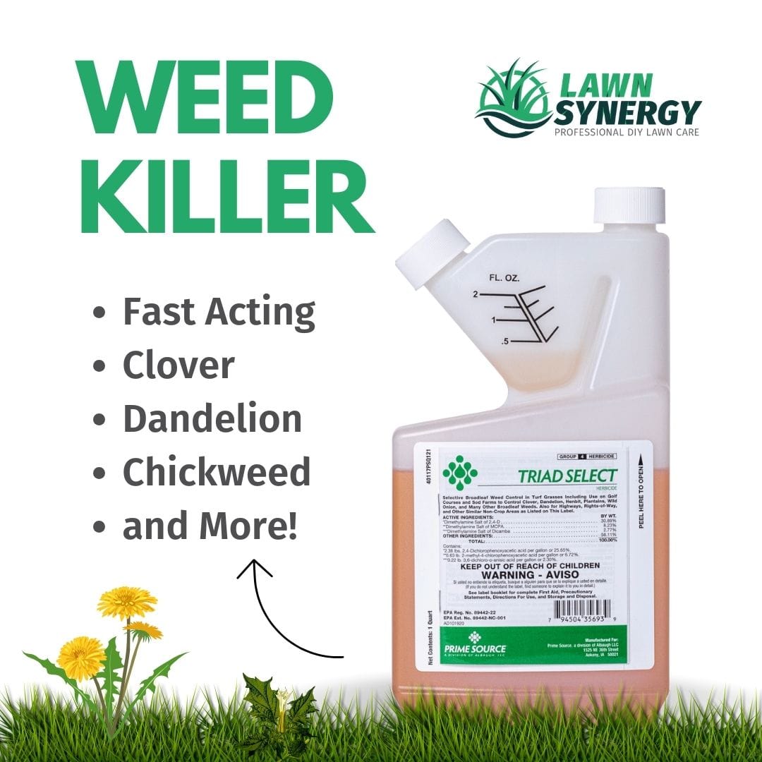 Triad SELECT Broadleaf Herbicide | Fast-Acting Weed Killer