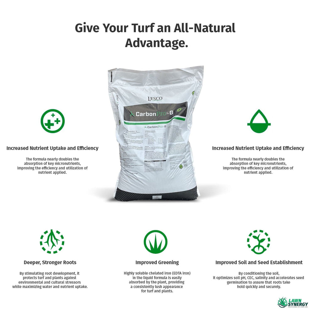 LESCO Carbon Pro G – Biochar Lawn Soil Enhancer