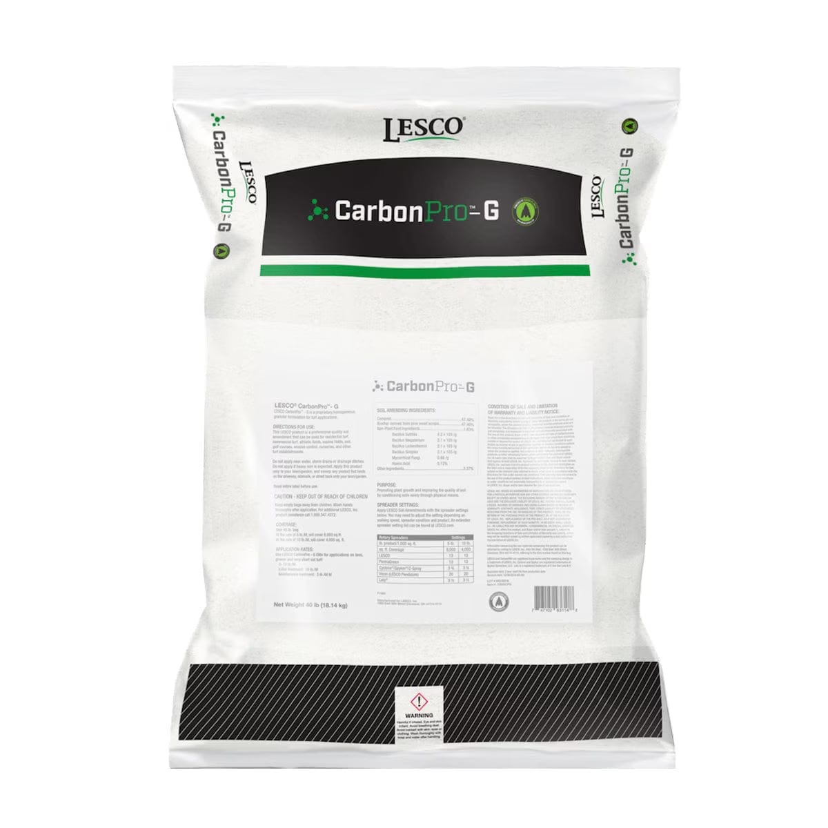 LESCO Carbon Pro G – Biochar Lawn Soil Enhancer
