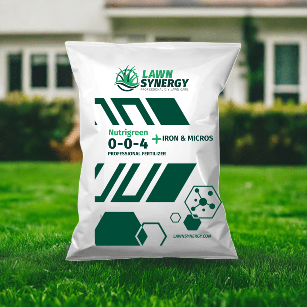 0-0-4 NutriGreen Lawn Fertilizer - 20% Iron and Micros for Blackout