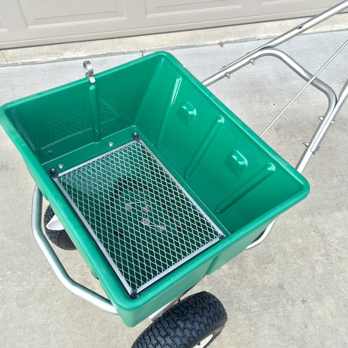LESCO Commercial Broadcast Spreader - Stainless Steel 80 lb Capacity