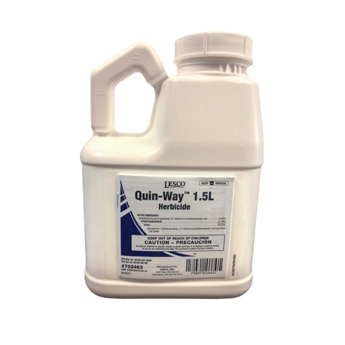 LESCO Quin-Way 1.5L Herbicide - Post-Emergent Crabgrass Weed Killer