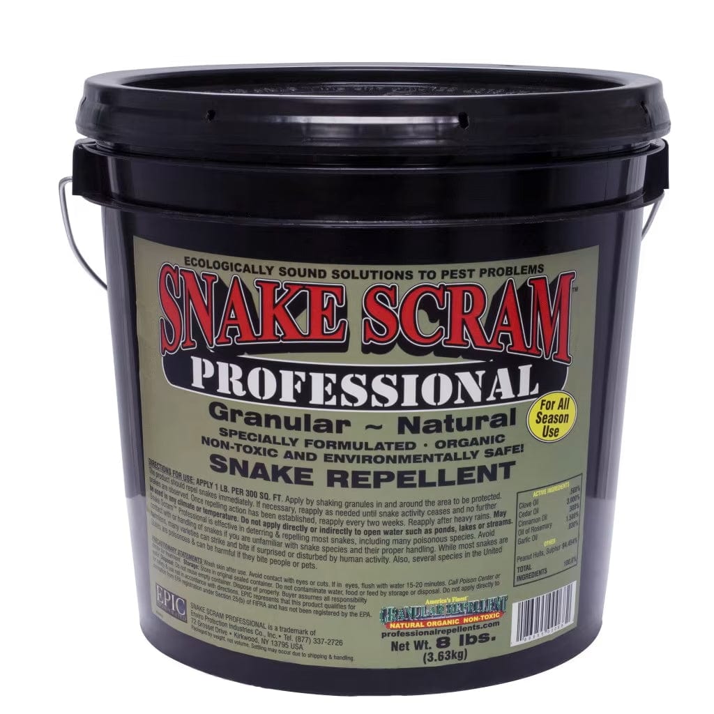 Snake Scram Professional - Natural Snake Repellent for Yards & Gardens